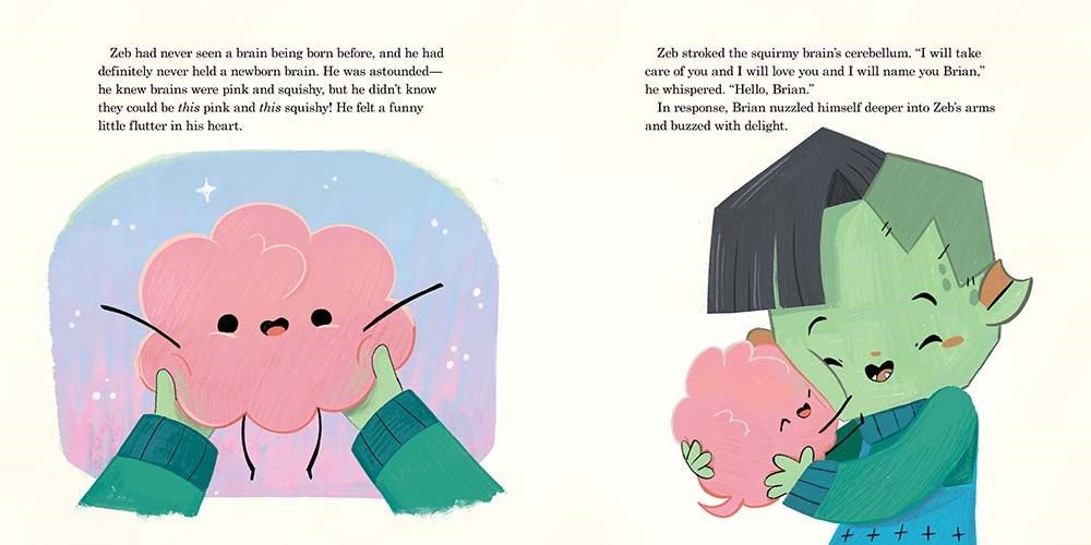 Zombie and Brain Are Friends by Lucianovic – Maggie Mae's Bookshop