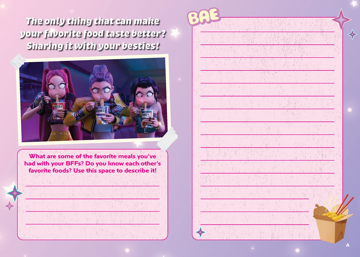 An Unofficial Guided Journal for Fans of Kpop Demon Hunters: Besties F ...