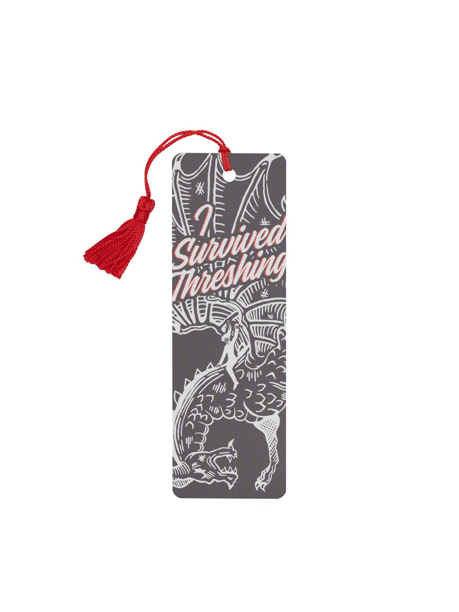 Fourth Wing I Survived Threshing Bookmark – Maggie Mae's Bookshop