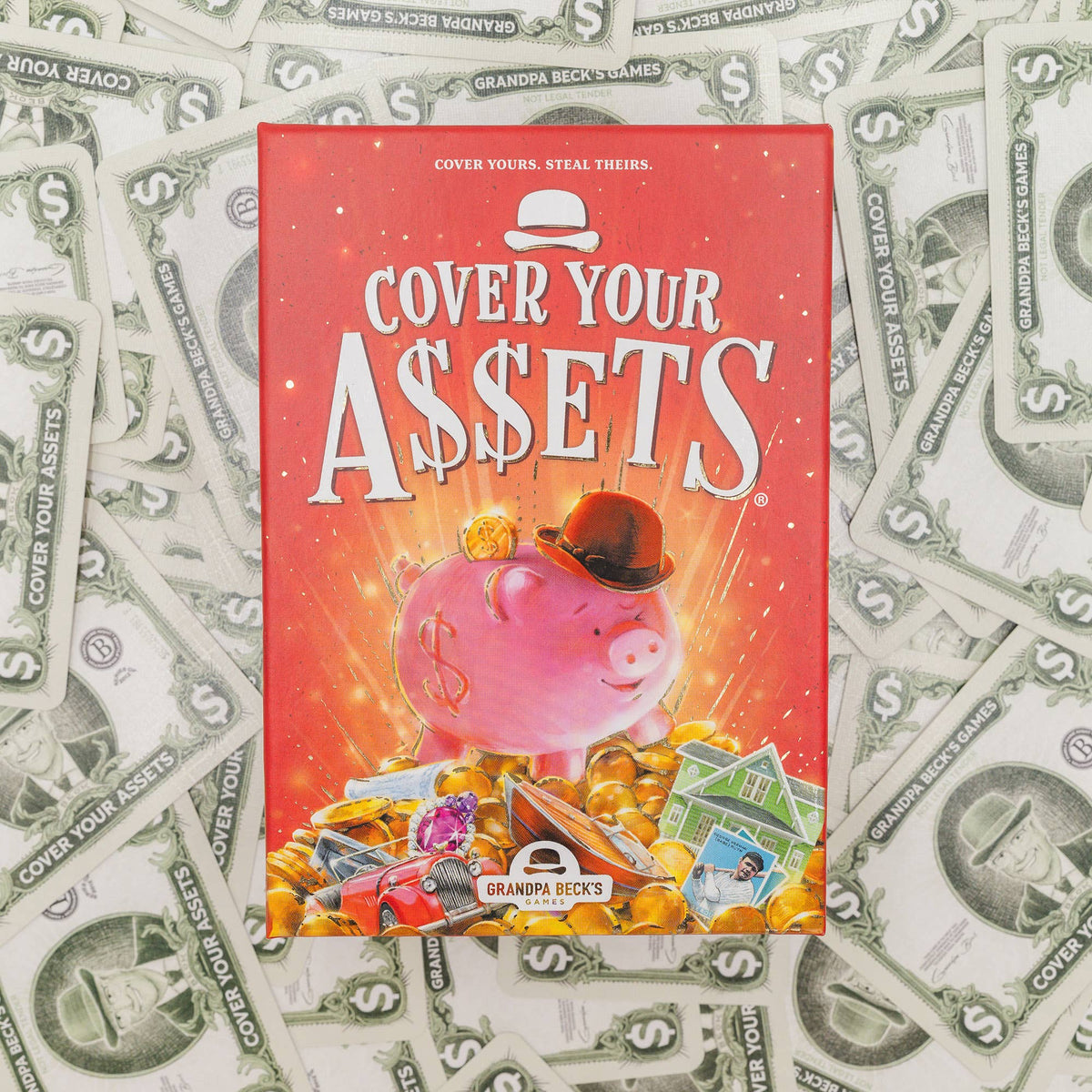 Cover Your Assets® Card Game by Grandpa Beck's Games – Maggie Mae's Bookshop