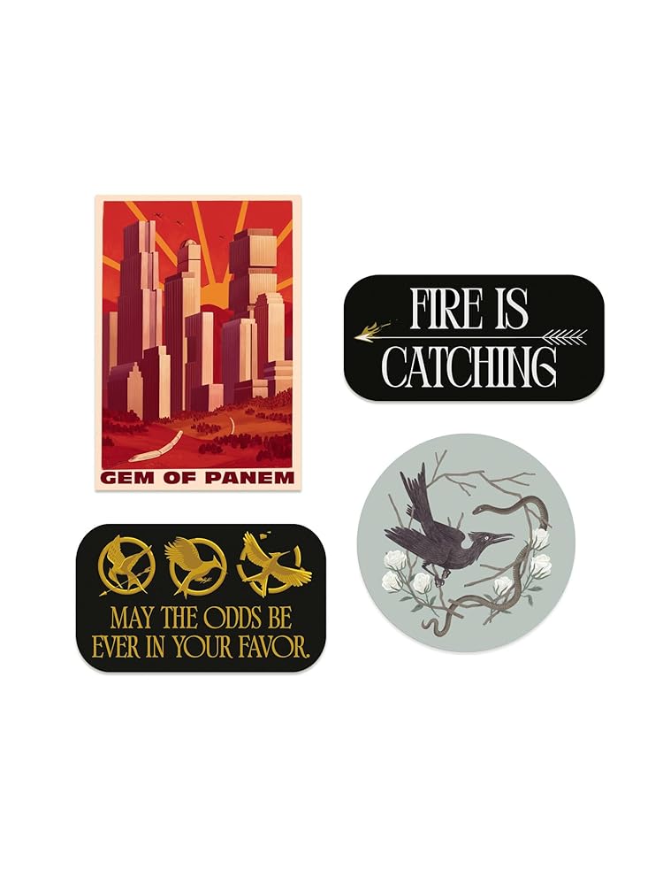 The Hunger Games: Stickers (Set of 4) – Maggie Mae's Bookshop